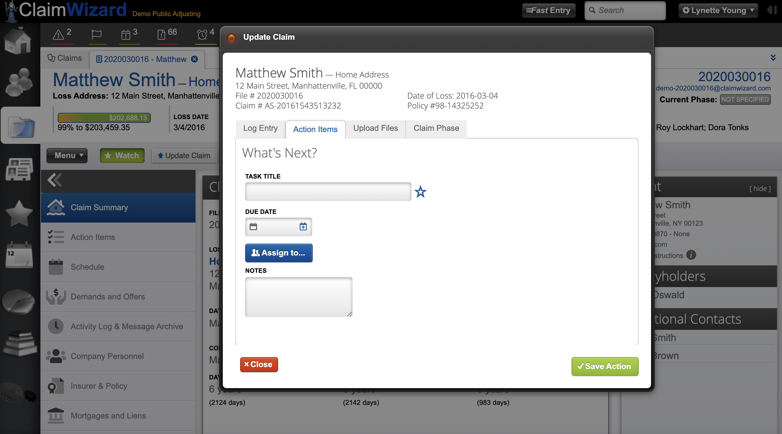 How do I set up a follow up claim reminder within ClaimWizard ...